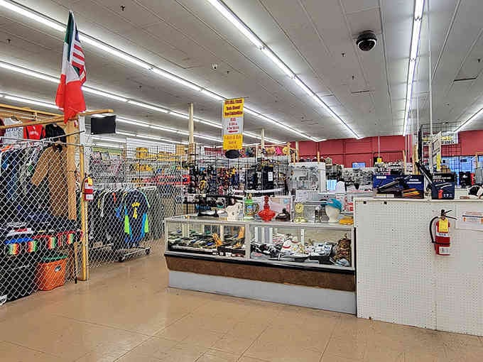 The fluorescent-lit wonderland where one person's clutter becomes your next favorite conversation piece at home.