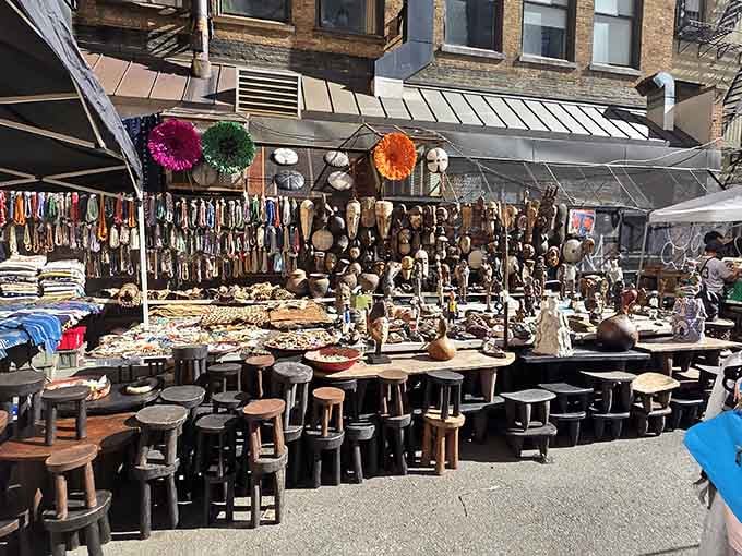 Tables overflow with treasures that'll make your apartment finally look like you actually have taste and style.