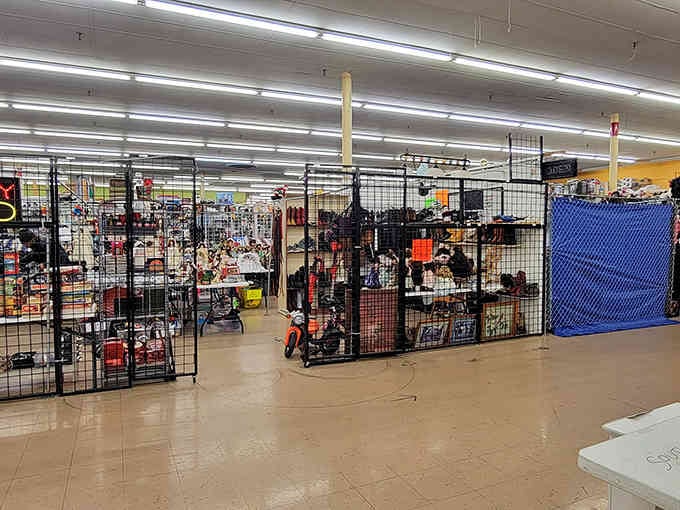 Clean aisles and organized displays make navigating this treasure trove easier than finding your reading glasses on your head.