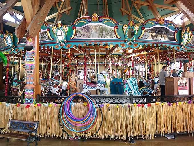 The vibrant colors and craftsmanship transport you straight back to America's golden age of amusement parks.