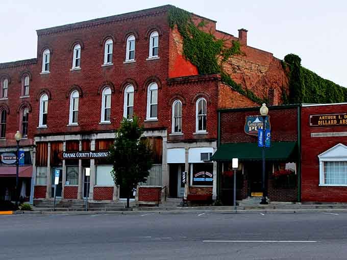 Downtown Paoli looks like it was plucked straight from a Norman Rockwell painting, brick buildings and all.