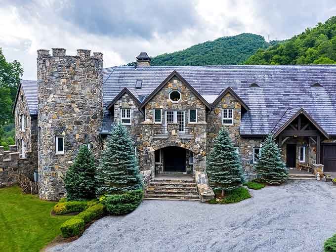 Stone towers, arched entryways, and mountain views that'll make your neighbors' vacation photos look downright boring by comparison.