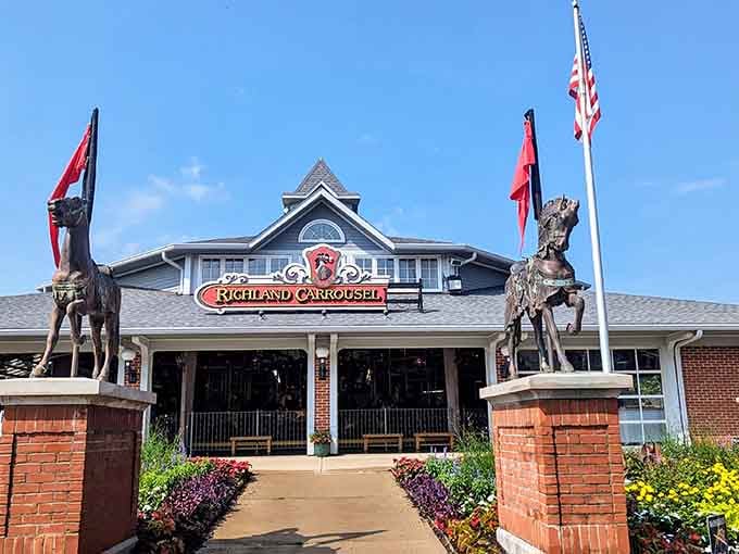 When even the building's exterior looks this inviting, you know something special is spinning just beyond those doors.