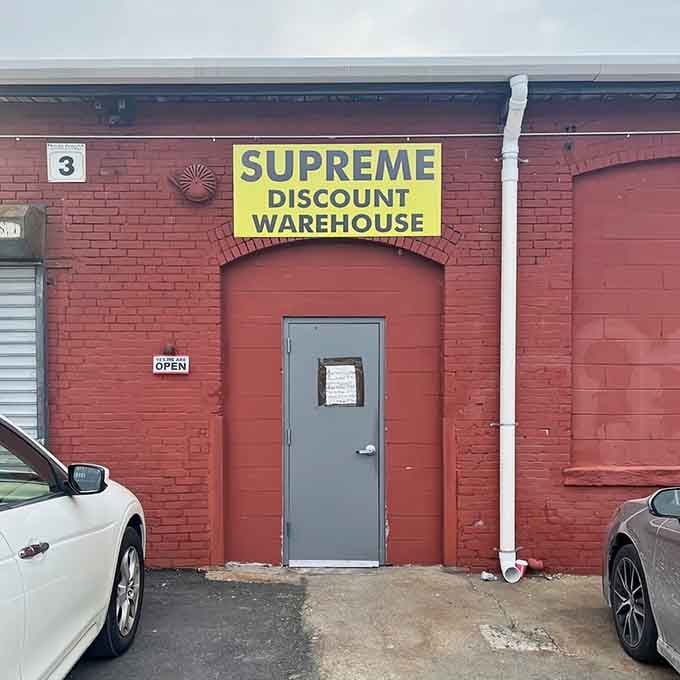 That unassuming brick exterior hides retail magic &ndash; like a speakeasy, but for bargain hunters instead of bootleggers.