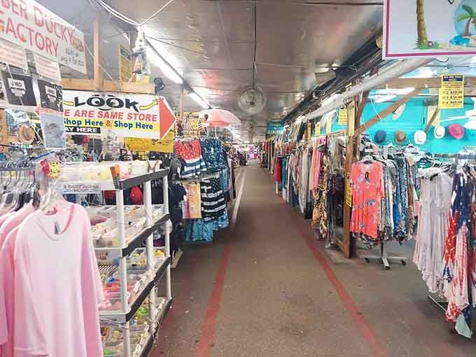Rows upon rows of covered stalls stretch as far as the eye can see, promising adventure around every corner.