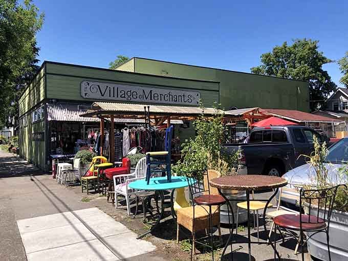 That cheerful storefront practically begs you to come explore what treasures await inside this Hawthorne District gem.