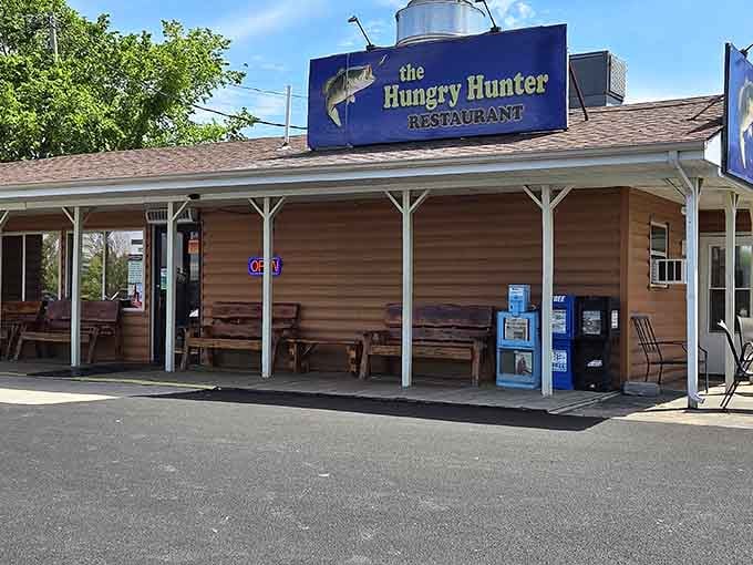 That fish sign isn't just decoration, it's a promise that this place understands what Missouri lake country is all about.