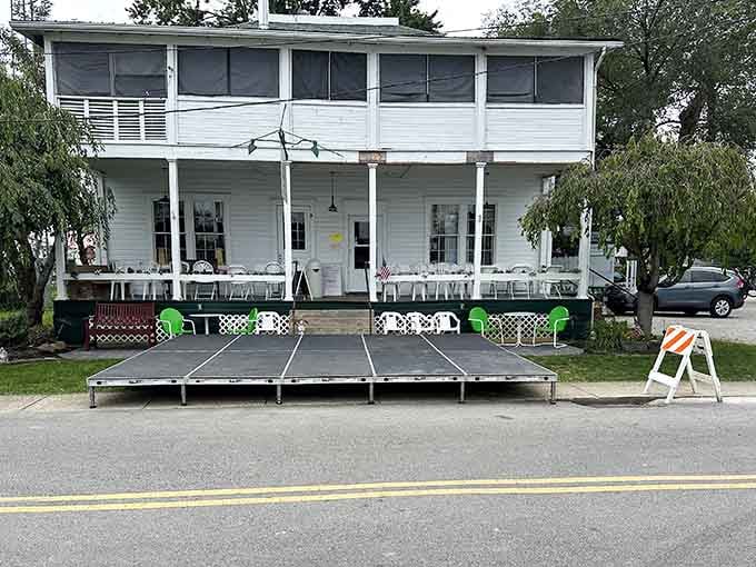 That two-story white beauty has been standing guard over Millersport's sweet tooth since the Depression era.