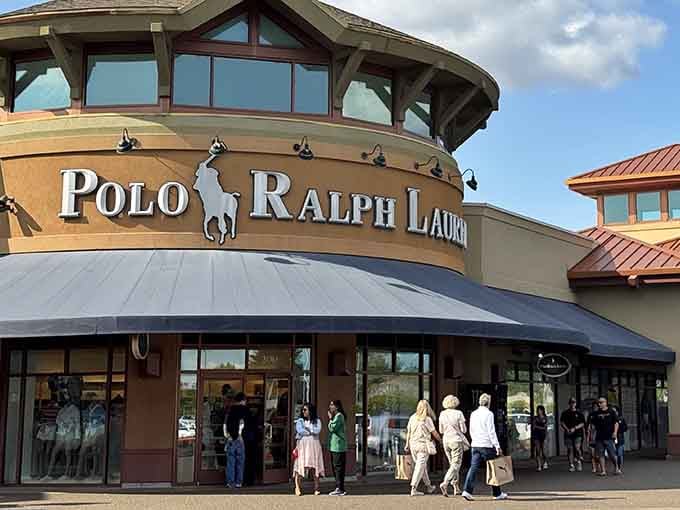Polo Ralph Lauren at outlet prices means preppy style without the country club membership fees required.