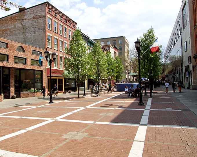 The Ithaca Commons proves pedestrian malls can actually work when done right, unlike most 1970s experiments.