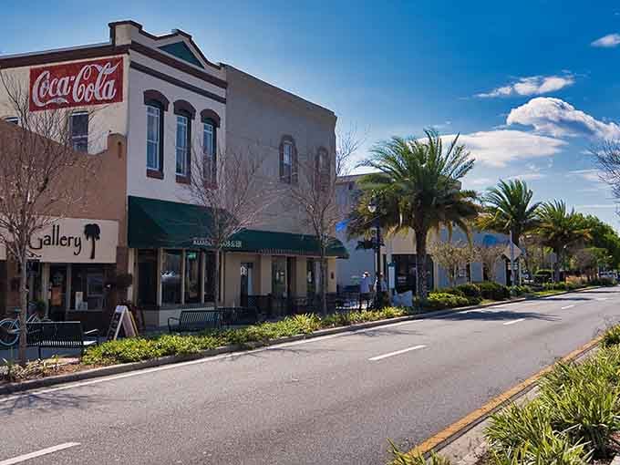 That vintage Coca-Cola sign has watched rockets launch and generations pass, still standing proud on Washington Avenue today.