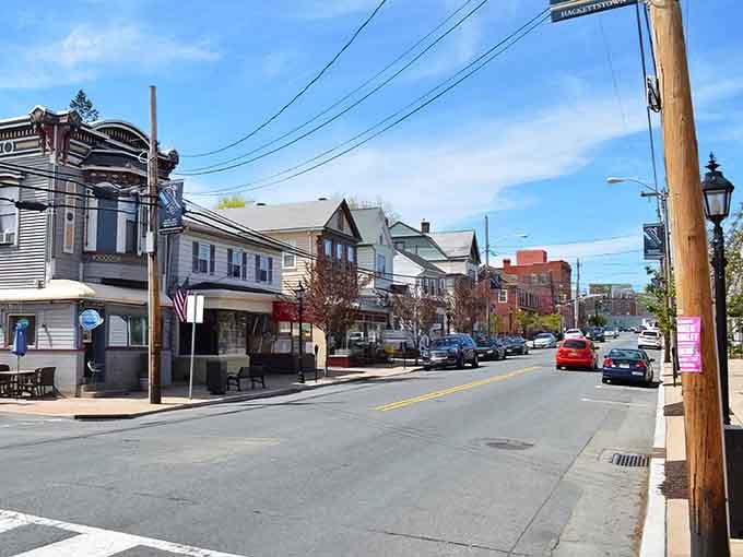 Main Street Hackettstown looks like someone hit pause on the best parts of small-town America.
