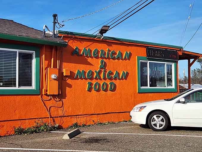 When your restaurant is this orange, you better have the food to back it up, and boy does it.