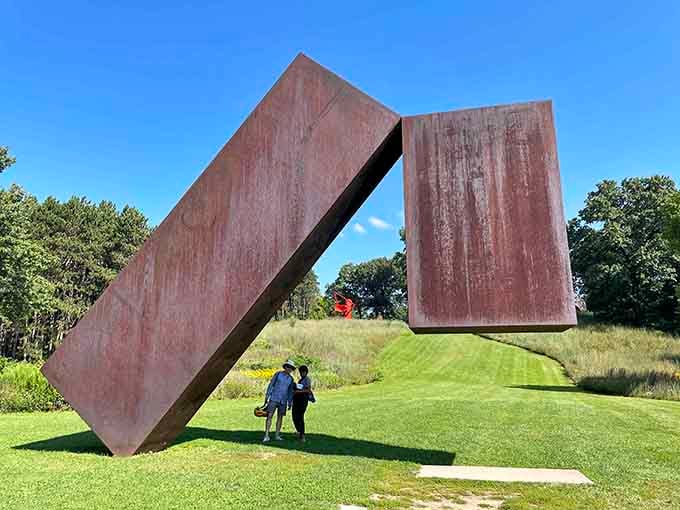 When geometry decides to take a vacation in the Hudson Valley, this is what happens.