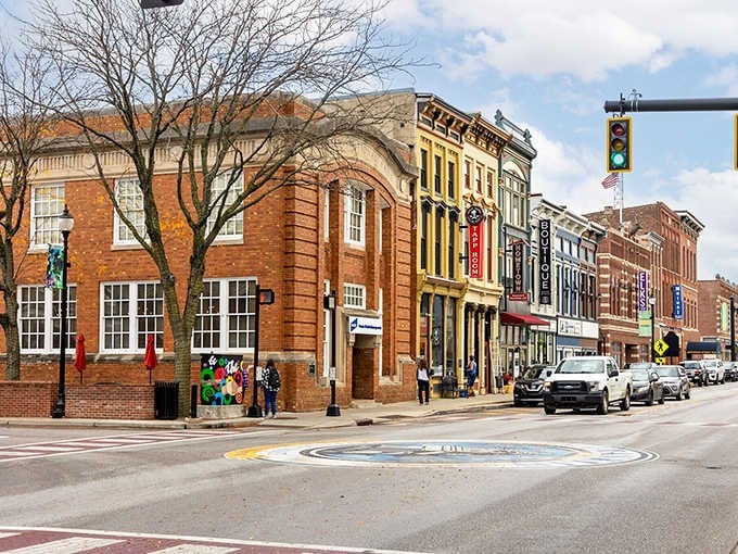 Downtown Franklin looks like someone built a time machine and forgot to tell anyone it was operational.