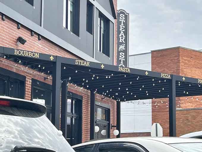 Historic charm meets modern dining in downtown Leitchfield, where this stunning building proves old bones can learn new tricks beautifully.