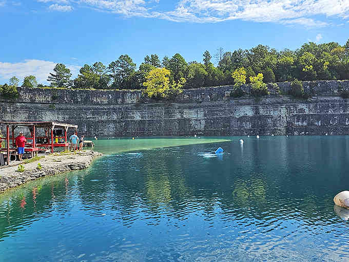 That stunning blue-green water isn't a filter trick, it's Kentucky limestone doing what it does best.