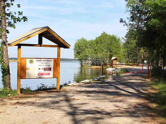 Your next favorite Alabama escape awaits behind this welcoming entrance, where lake adventures begin in earnest.