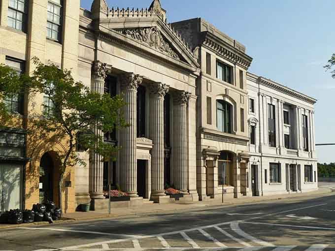 Those columns aren't just for show; they're reminding you that architecture used to mean something beyond beige boxes.