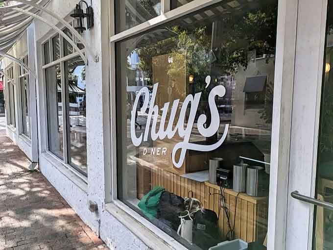 That classic diner storefront is calling your name louder than your alarm clock on Monday morning.