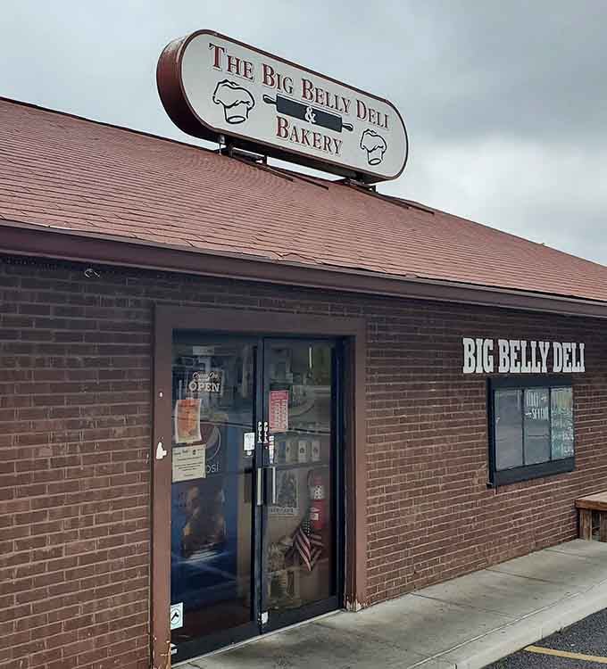 That sign isn't lying, this brick building houses some serious sandwich-making magic in downtown Sykesville.