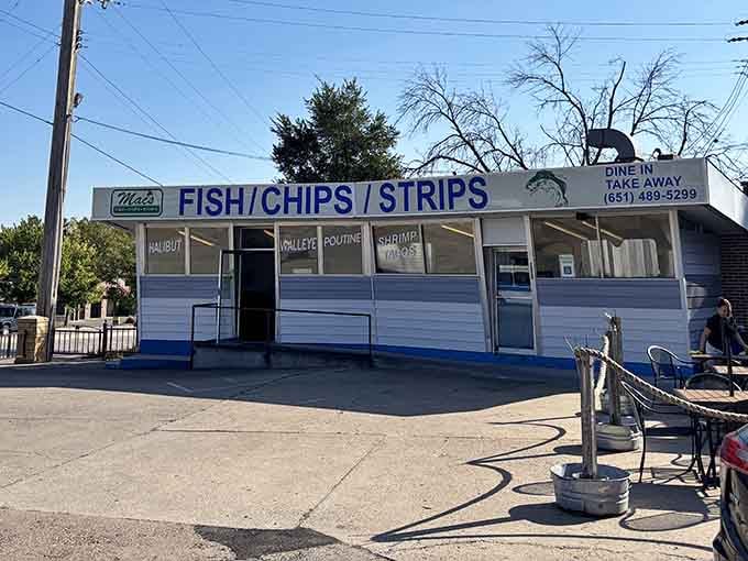 Sometimes the best seafood comes from the most unassuming places, and this modest storefront proves it beautifully every day.