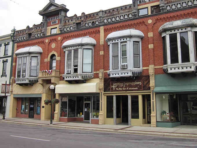 Those ornate bay windows and brick facades whisper stories of a time when craftsmanship mattered more than speed.