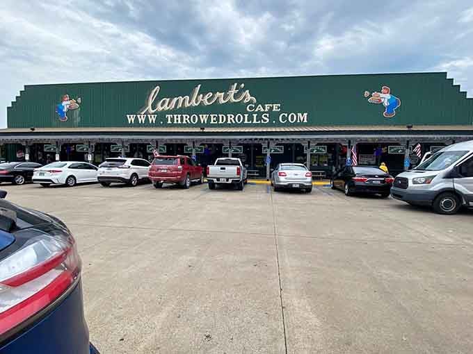 That packed parking lot tells you everything: when a place has been slinging comfort food for decades, word gets around fast.