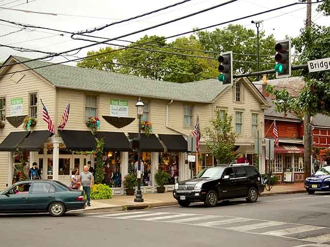 Main Street charm that makes you want to slow down, window shop, and forget your GPS exists.
