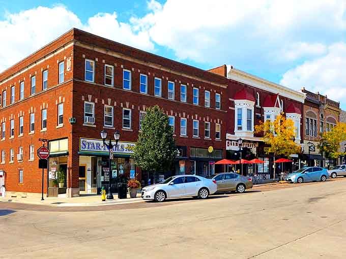 Classic small-town America lives on these charming streets where parking spots outnumber traffic jams exponentially.