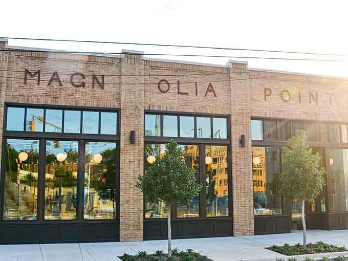 That historic brick facade isn't just for show, it's been welcoming hungry folks since the 1930s with style.