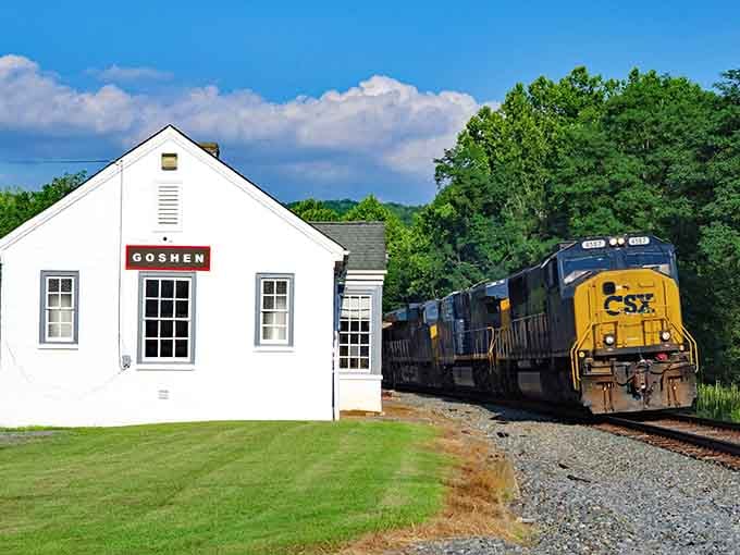 When trains still roll through your downtown, you know you've found a place that remembers its roots.