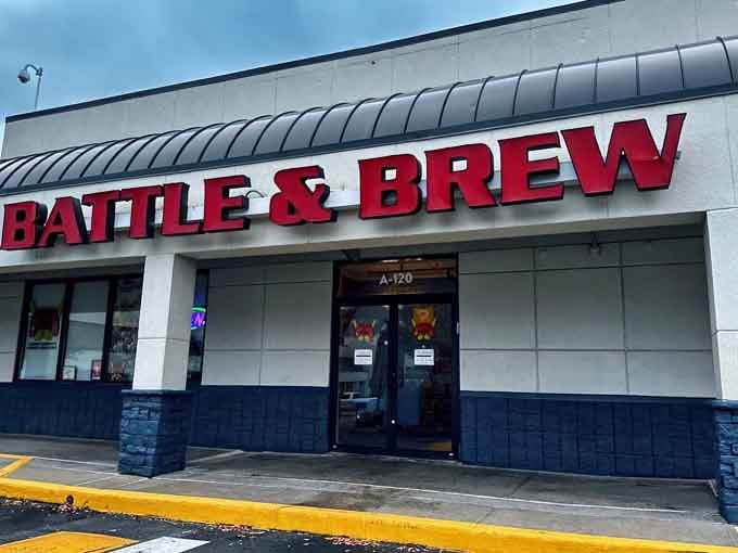 From the outside, Battle and Brew looks unassuming, but inside awaits your new favorite obsession.