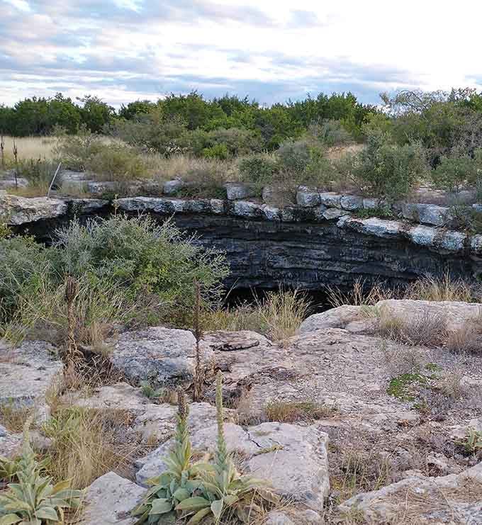 There it is&mdash;the gaping maw of Devil's Sinkhole, casually waiting to blow your mind with geological drama.