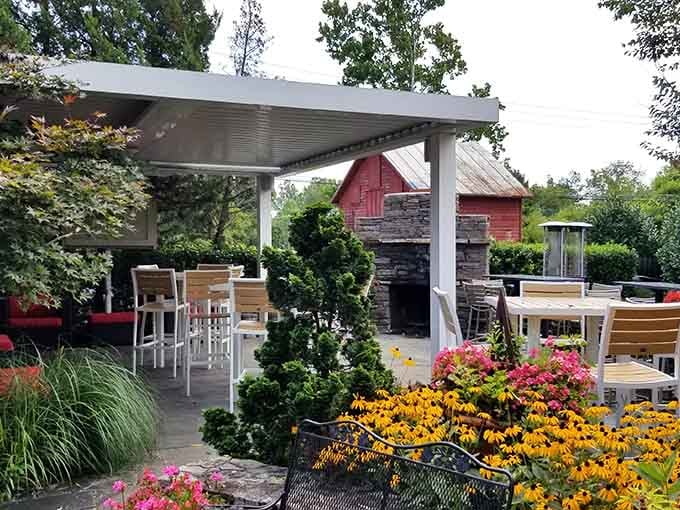 That historic stone exterior with the red roof isn't just charming &ndash; it's your destination for serious steakhouse magic.