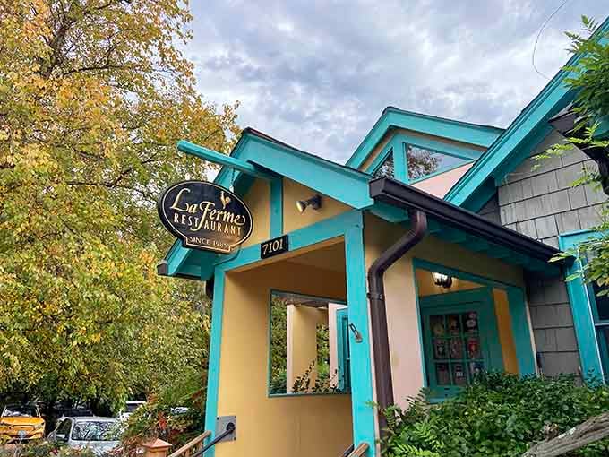 When a restaurant looks this charming from the outside, you know the inside is hiding something special.