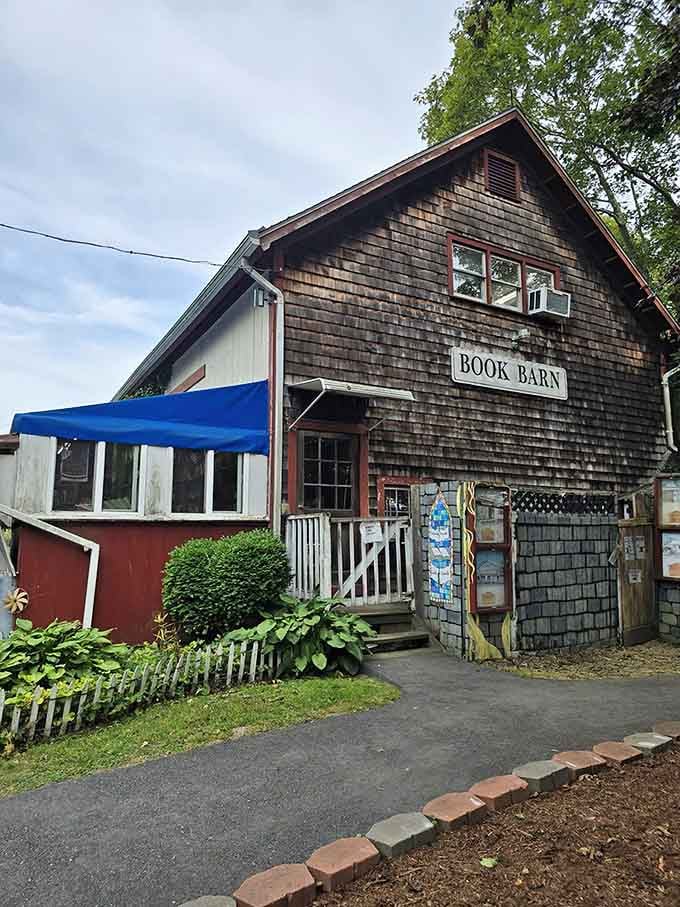 When a barn decides to retire from farming and pursue its true passion: hoarding literature.