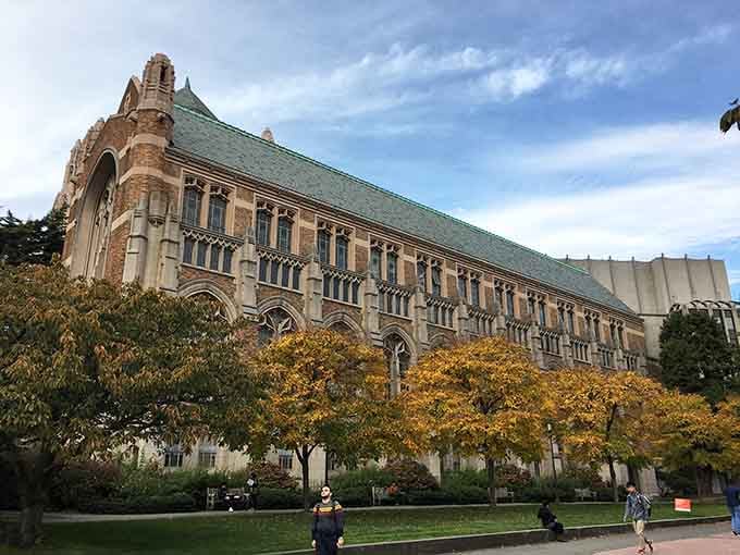 Gothic grandeur meets Pacific Northwest charm in this architectural masterpiece that belongs on a postcard.