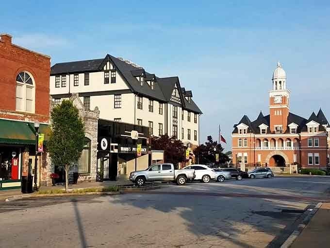 Downtown Elberton looks like it stepped straight out of a postcard where charm actually pays the rent.