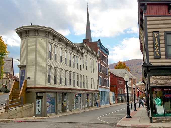 Historic Main Street proves you don't need Boston's price tag to enjoy architectural eye candy and mountain views.