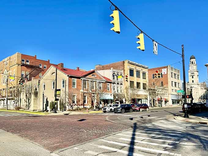 The town square where history meets affordability, and your retirement budget can actually breathe a sigh of relief.
