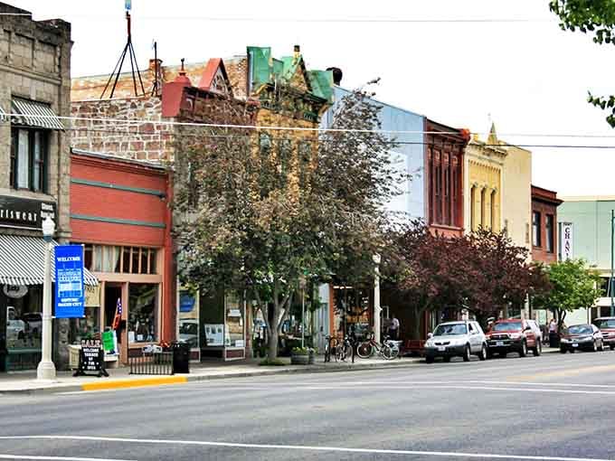 Historic downtown Baker City looks like a movie set, except everything's real and you can actually afford to live here.