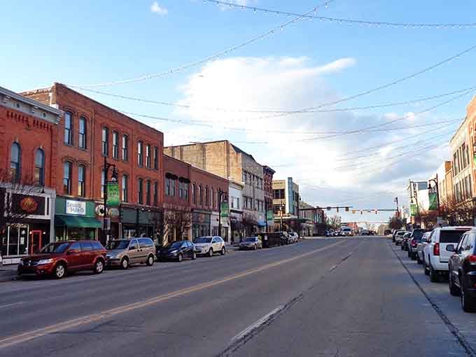 Wide streets, brick facades, and actual parking spots make downtown Port Huron refreshingly livable and walkable.