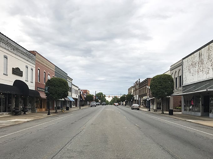 Downtown streets where you can actually find parking and won't need a second mortgage for lunch.