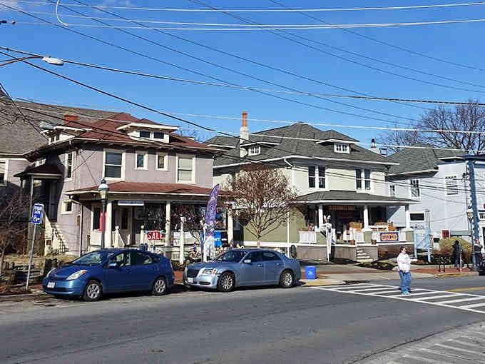 Victorian homes line the streets like a colorful parade of architectural personalities, each one more charming than the last.