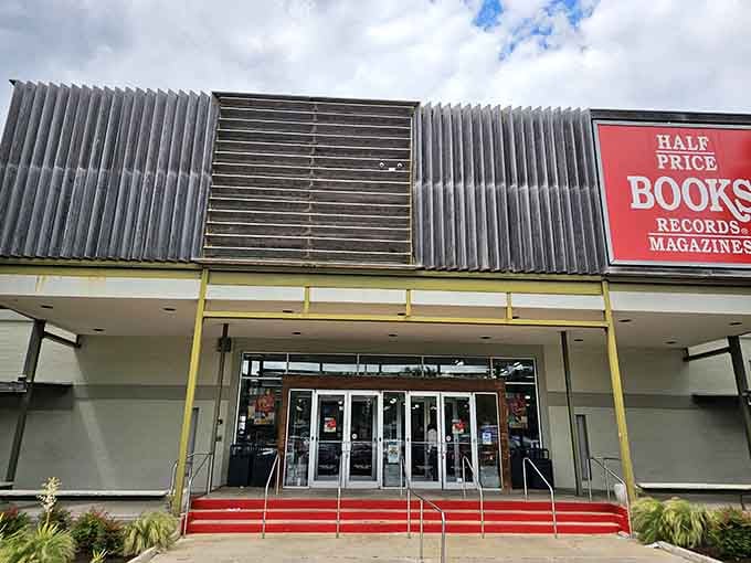 That red carpet entrance isn't just for show; it's rolling out the welcome mat for your next literary adventure.