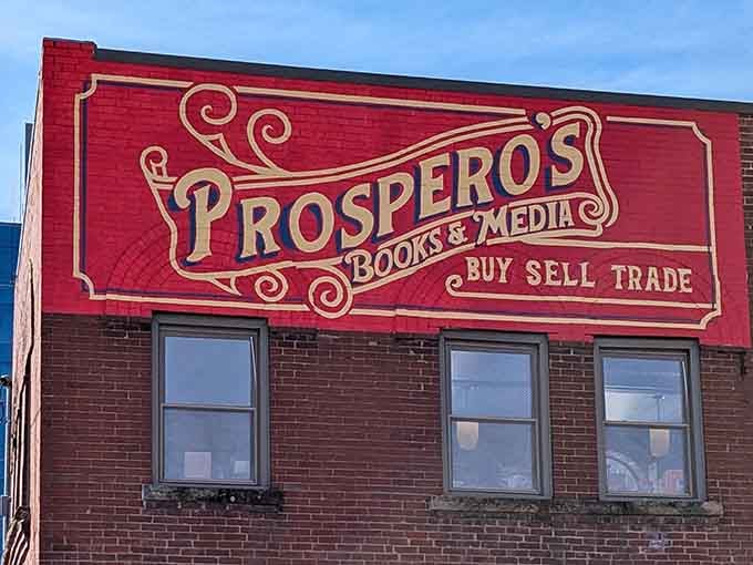 That gorgeous red sign isn't just advertising, it's practically a beacon calling all book lovers home to Westport.