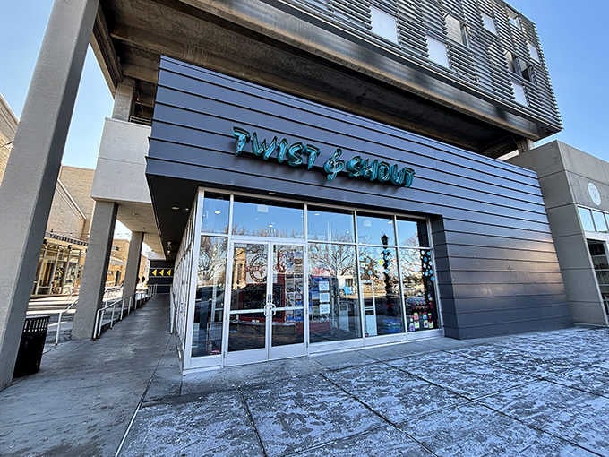 The modern storefront beckons music lovers like a siren song you can't ignore, even from across the street.