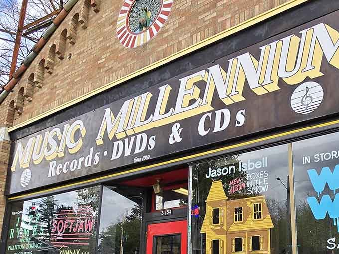 That classic brick facade isn't just architecture, it's a beacon calling music lovers home to analog paradise.
