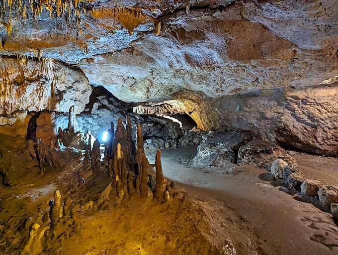 When limestone gets millions of years to show off, this is the masterpiece it creates underground.